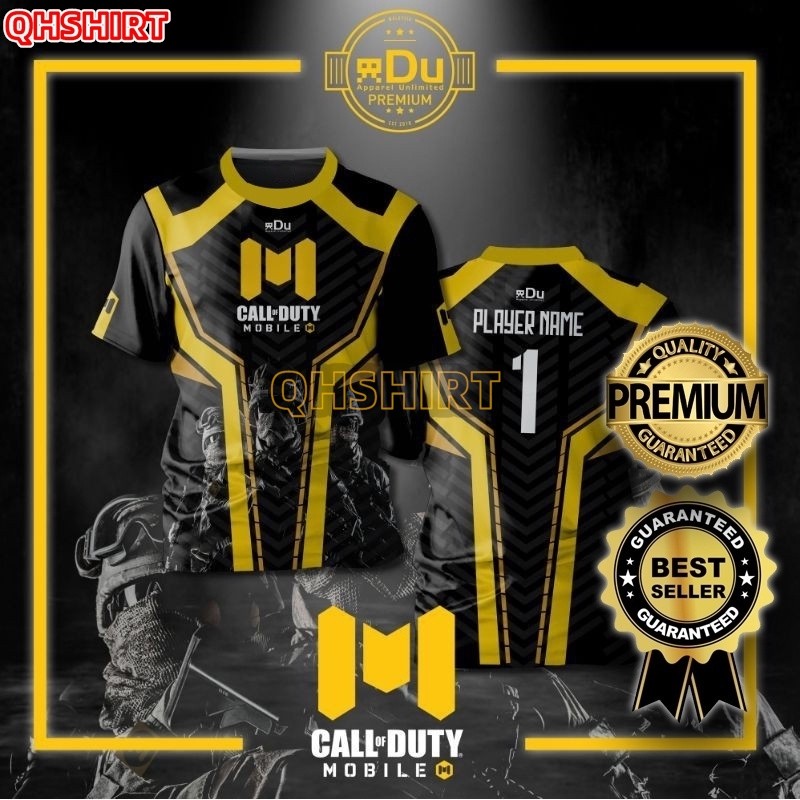 Call of Duty T Shirt Codm Jersey Custom Esports Jersey for Men Women ...