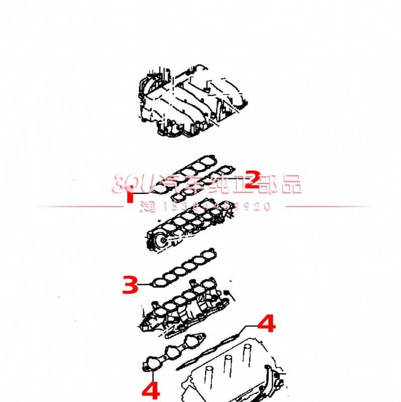 ♣ Compatible with Mitsubishi Pajero V75 V77 V97 Intake Manifold Runner ...