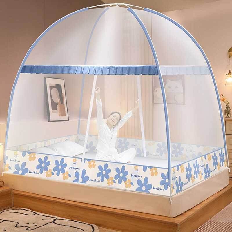 Tent Double Door Full Zipper Closure Mosquito Net Open Quickly Fully ...