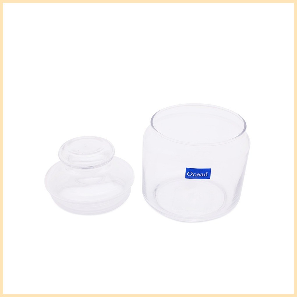 Ocean Glassware Pop Jar With Glass Cover Drinking Glass 500ml (Set Of 2 ...