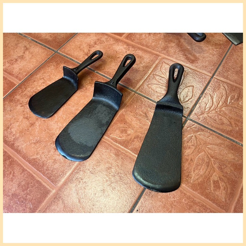 Cast Iron Spatula (Hand Cut - sizes and design will vary) Filipino Made ...