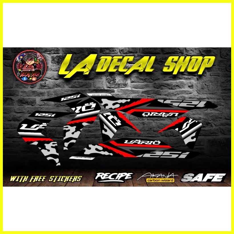 Honda Click V3 Malaysian Concept Decals ( Tansparent and non ...