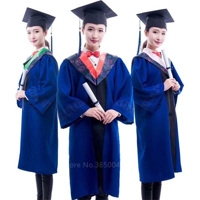 University Student College High School Girl Uniform Graduation Class ...