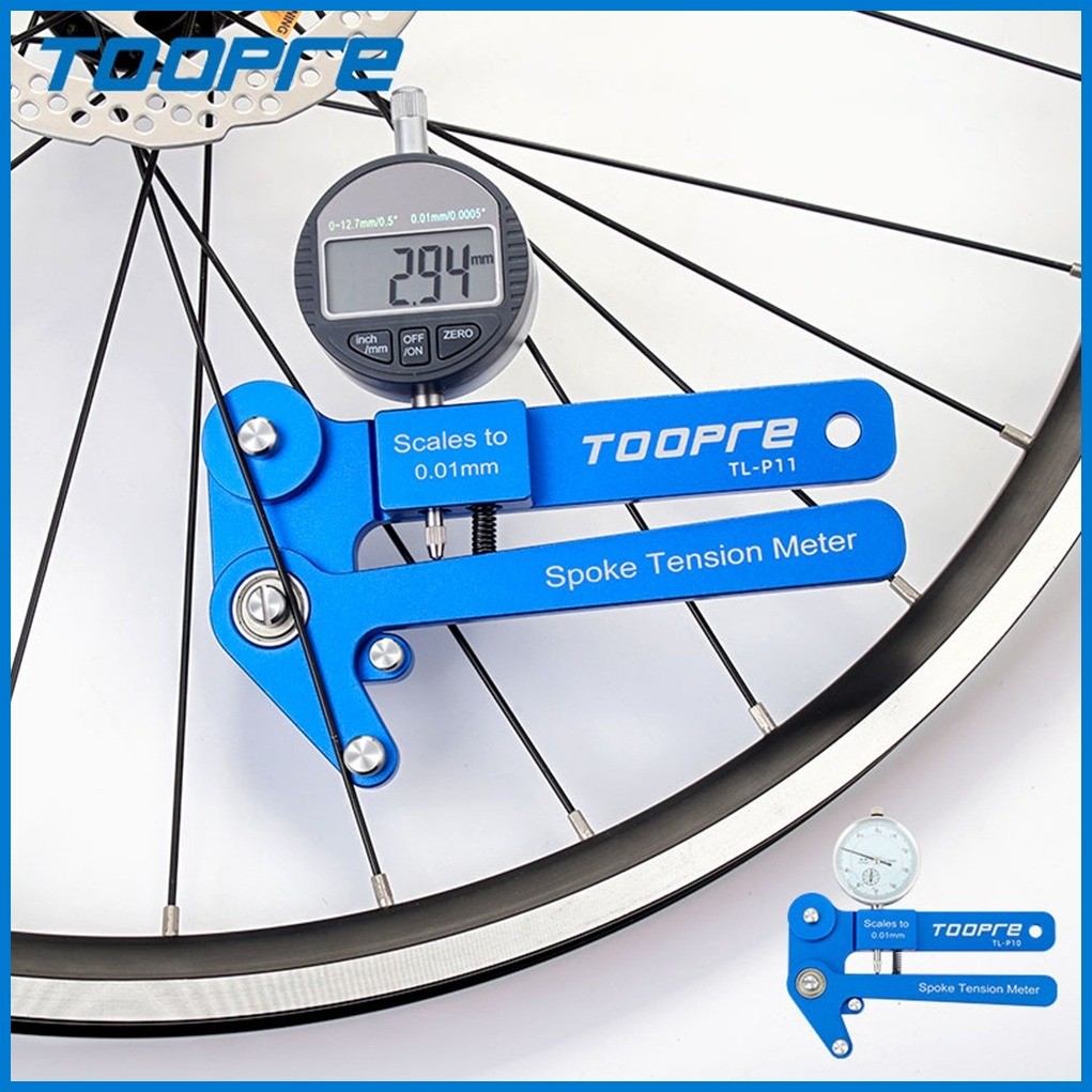 TOOPRE Bicycle Tension Meter Aluminum Alloy Bike Wheel Builders Tool ...