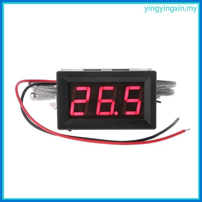 ,YIN Digital Temperature Meter LED Display K-Type Thermocouple Temp ...