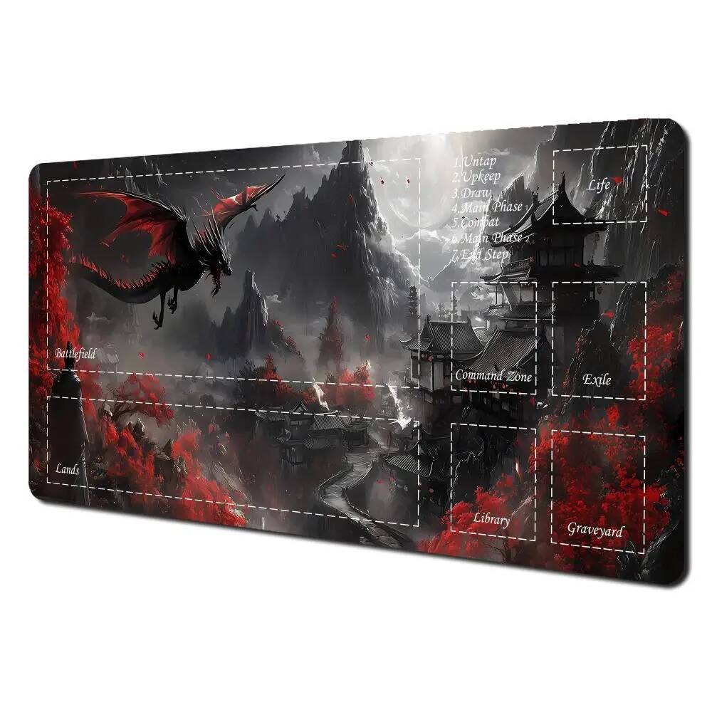 Dragon Mouse Pad Magic playmat mouse pad MTG TCG CCG game play mat Duel ...