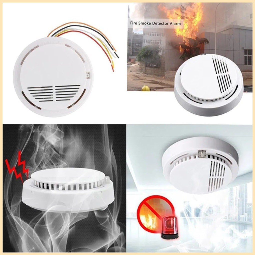 Fire Alarm Smoke Alarm Allround Wireless Smoke Fire Detector High ...