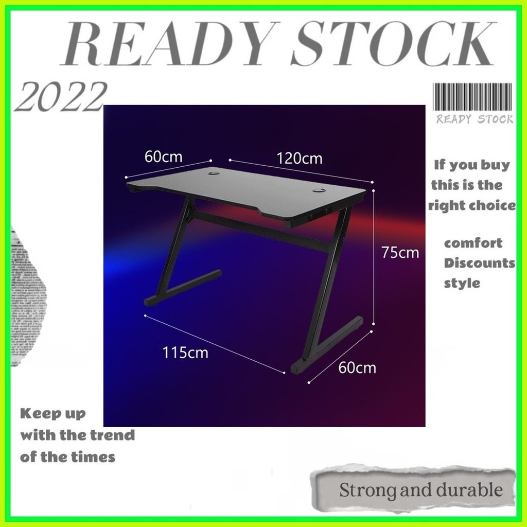 COD 120CM Gaming table Computer table for desktop Study Table Office ...