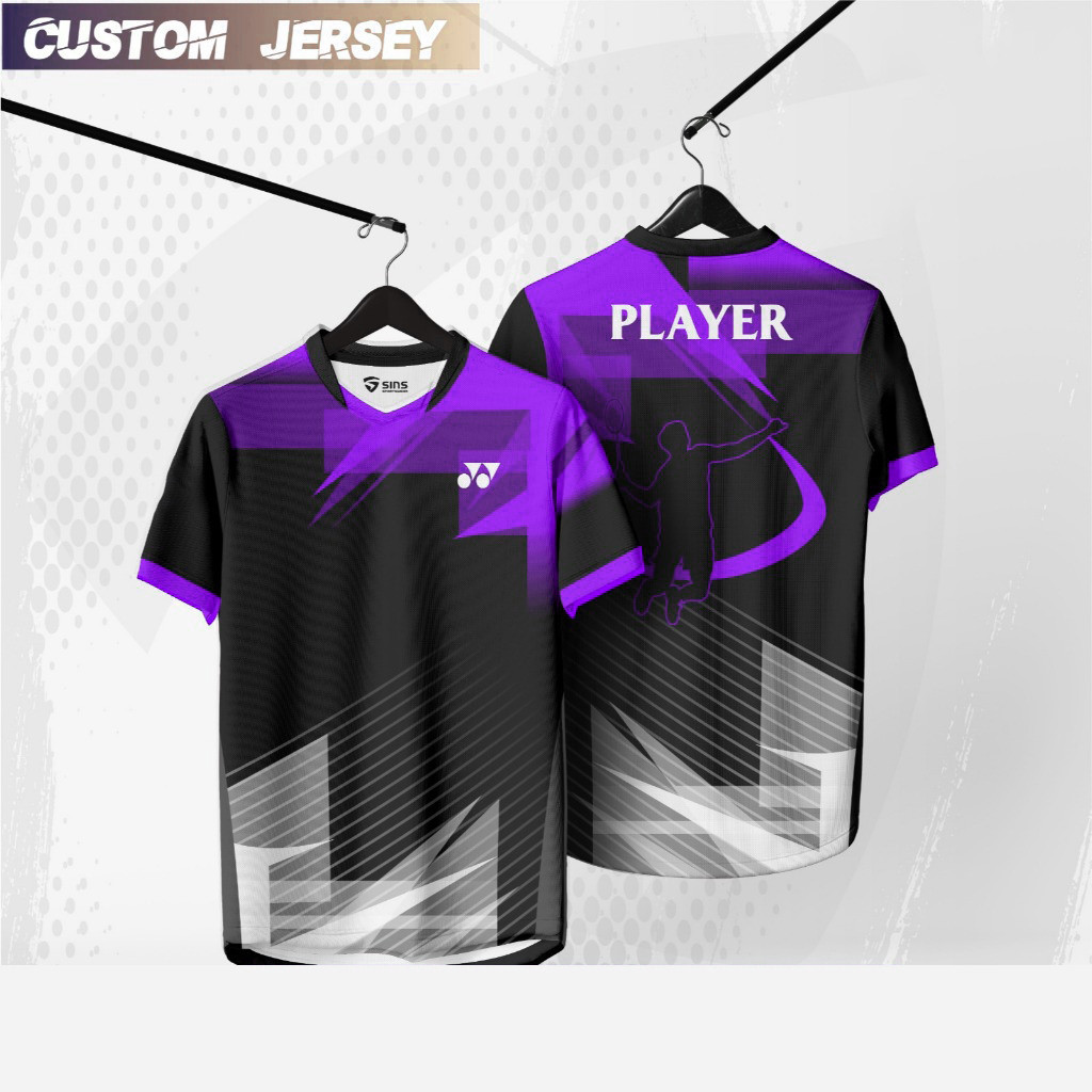 (READY STOCK ) 2024 New Jersey Design Badminton jersey customized name ...