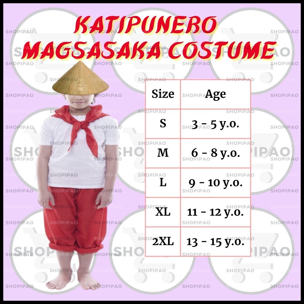 SPPV Katipunero Magsasaka Farmers Costume Set Traditional Filipino Attire for Boys | Shopee ...