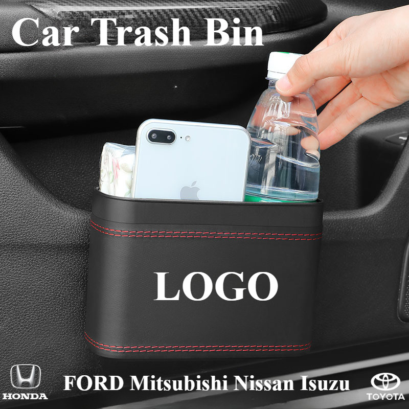 Toyota Hanging Car Trash Bin Multi Functional Backseat Storage Box With ...