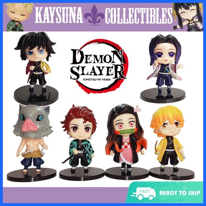 Demon Slayer Chibi Figure (Nezuko Tanjiro Zenitsu Shinobu Inosuke ...