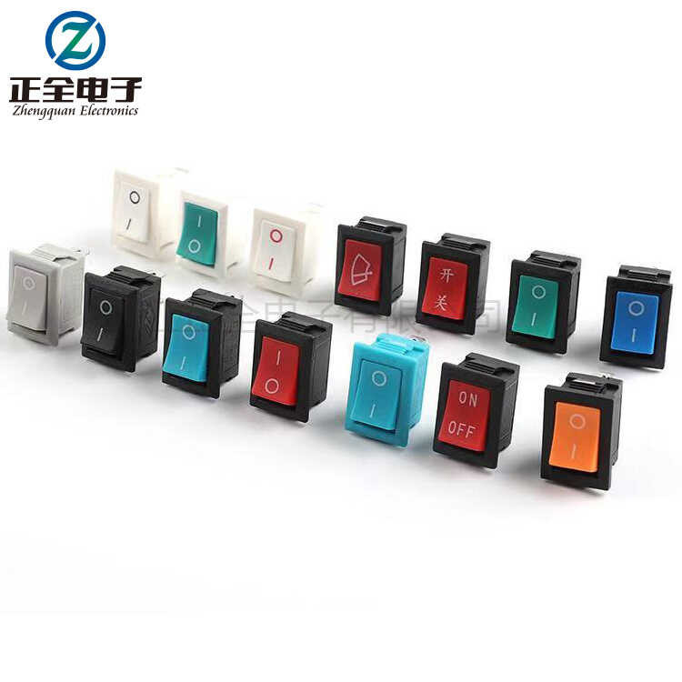 Ship type switch KCD1 rocker switch 15 * 21mm power switch inclined ...