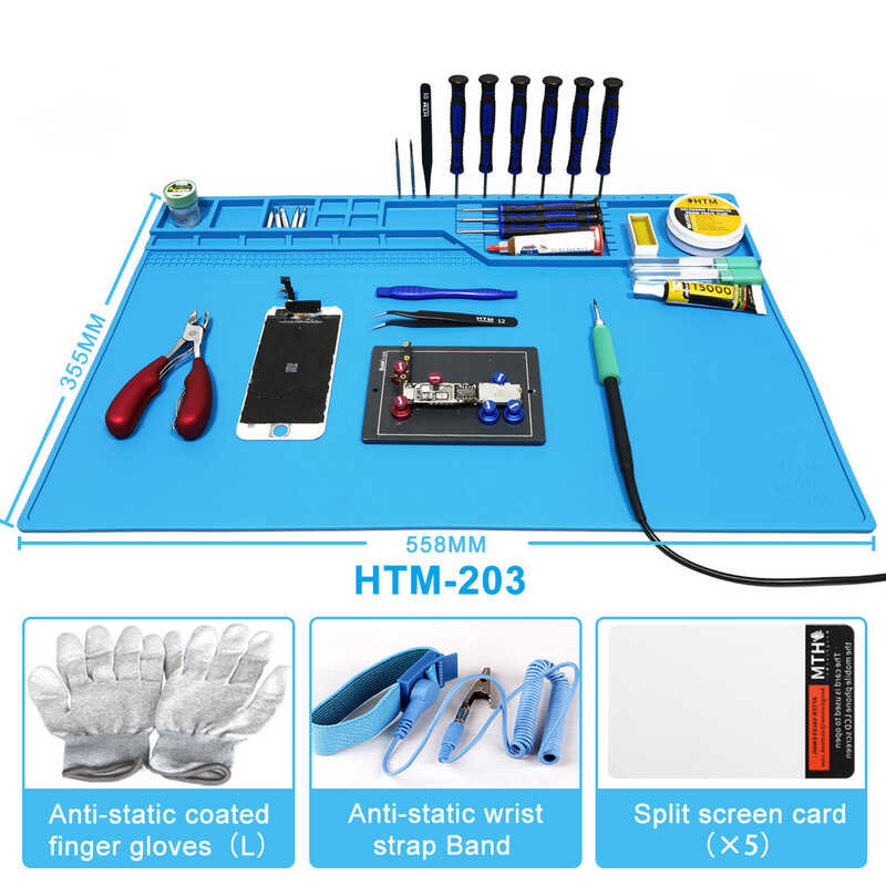 Pad Repair With Magnetic Heat-Resistant Soldering Station Silicon ...