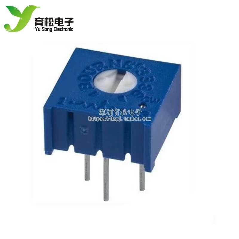 Precision adjustable resistor 3386P-103 3386 10K potentiometer | Shopee ...