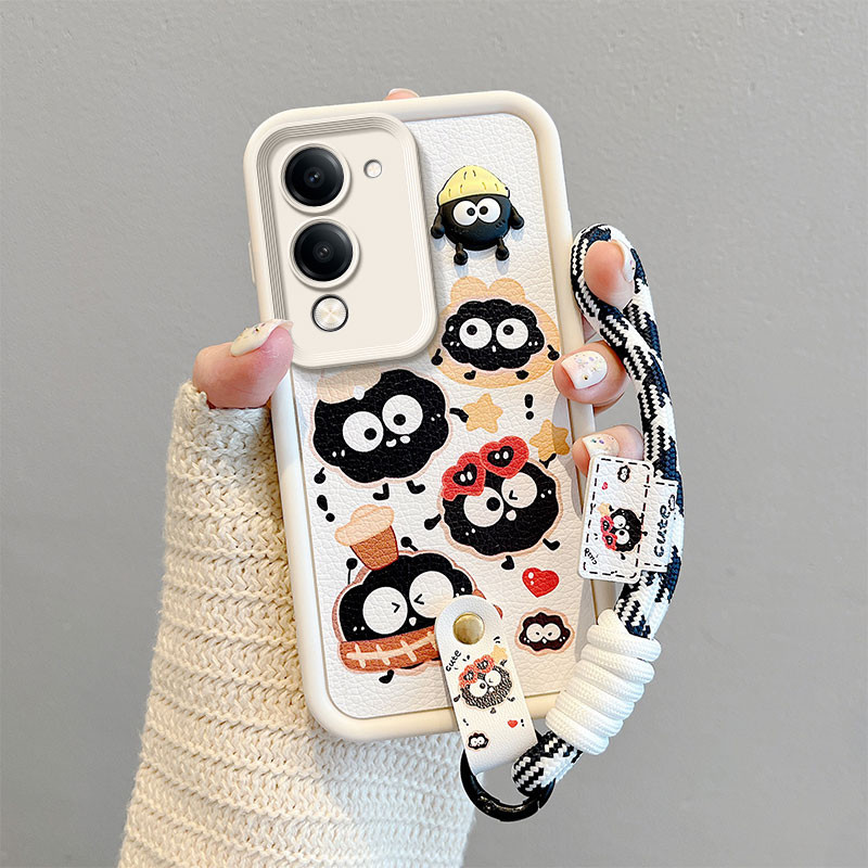 Cute 3D Leather Doll Phone Case for VIVO Y04 Y03 Y03T Y29 Y36 4G Y28S ...