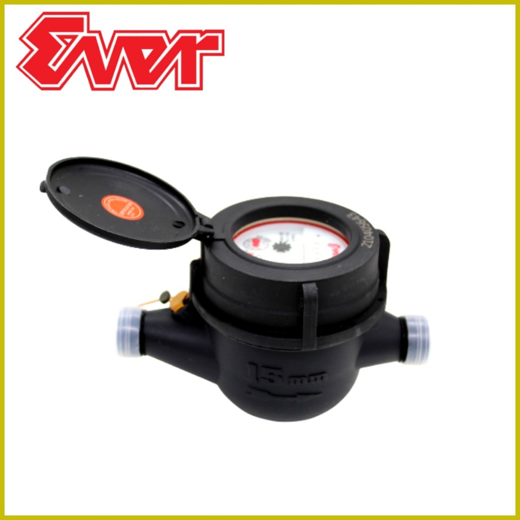 ♈ EVER Original PVC Water Meter 15mm Heavy Duty Dry Type Sub Meter ...