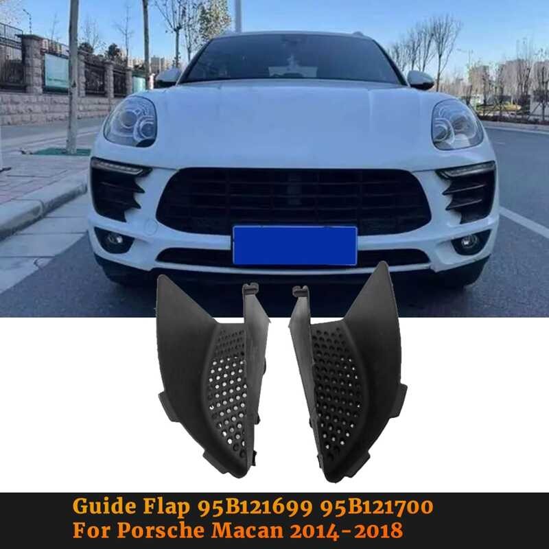 Da0 1Pair Front Bumper Air Duct Guide Flap 95B121699 95B121700 For ...