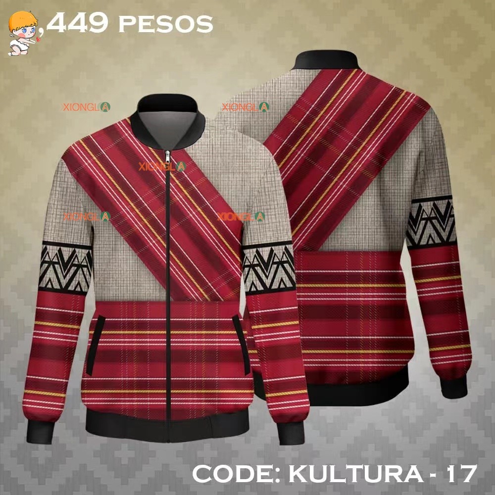 Philippine Ethnic Tribe Modern Men's Barong Jacket Formal UNIFORM Full ...