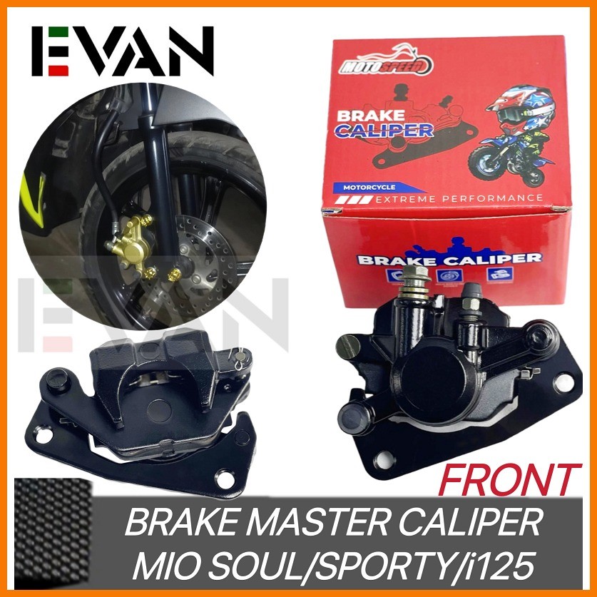 ⊙ Brake Caliper (Front) For Mio Amore/Mio Soul 115/Mio Sporty/Mio i 125 ...