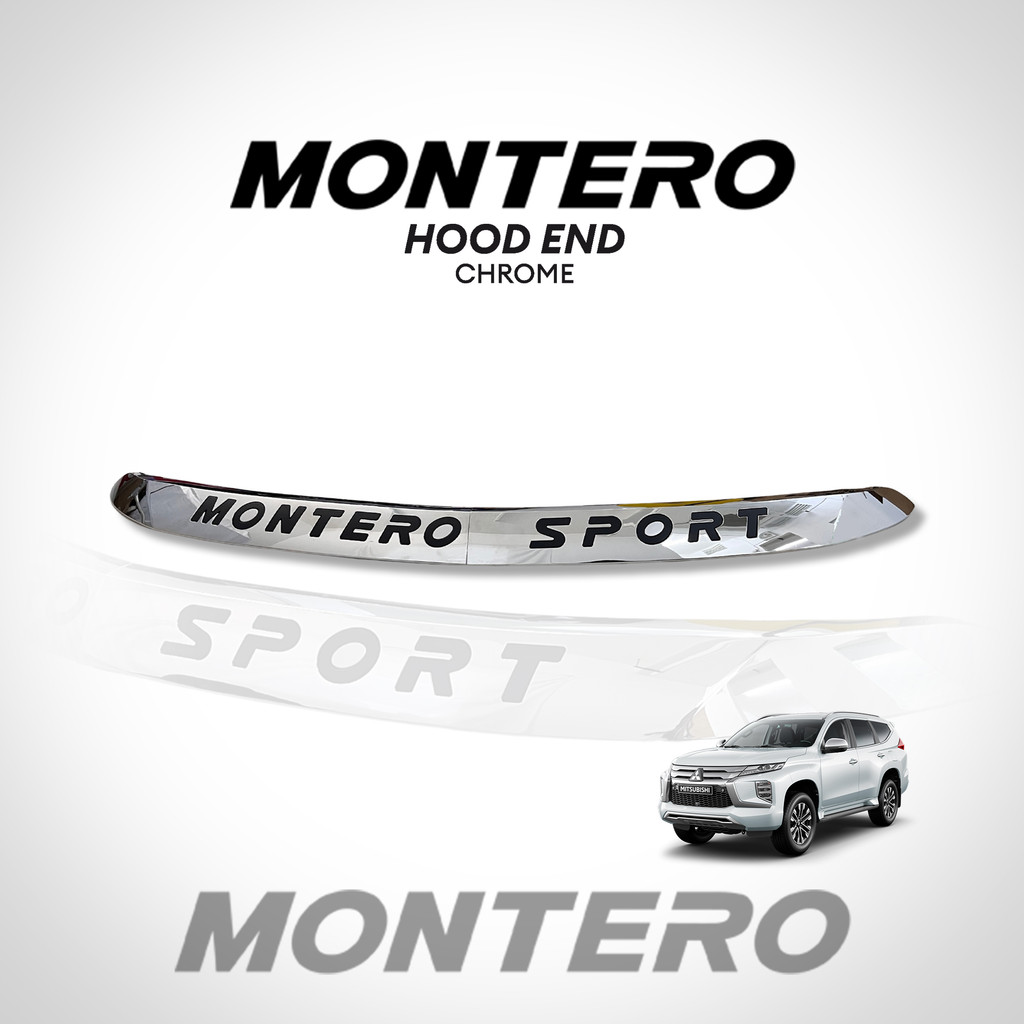 Mitsubishi Montero Sport 2016 to 2019 Hood End / Hood Lip / Hood Guard ...