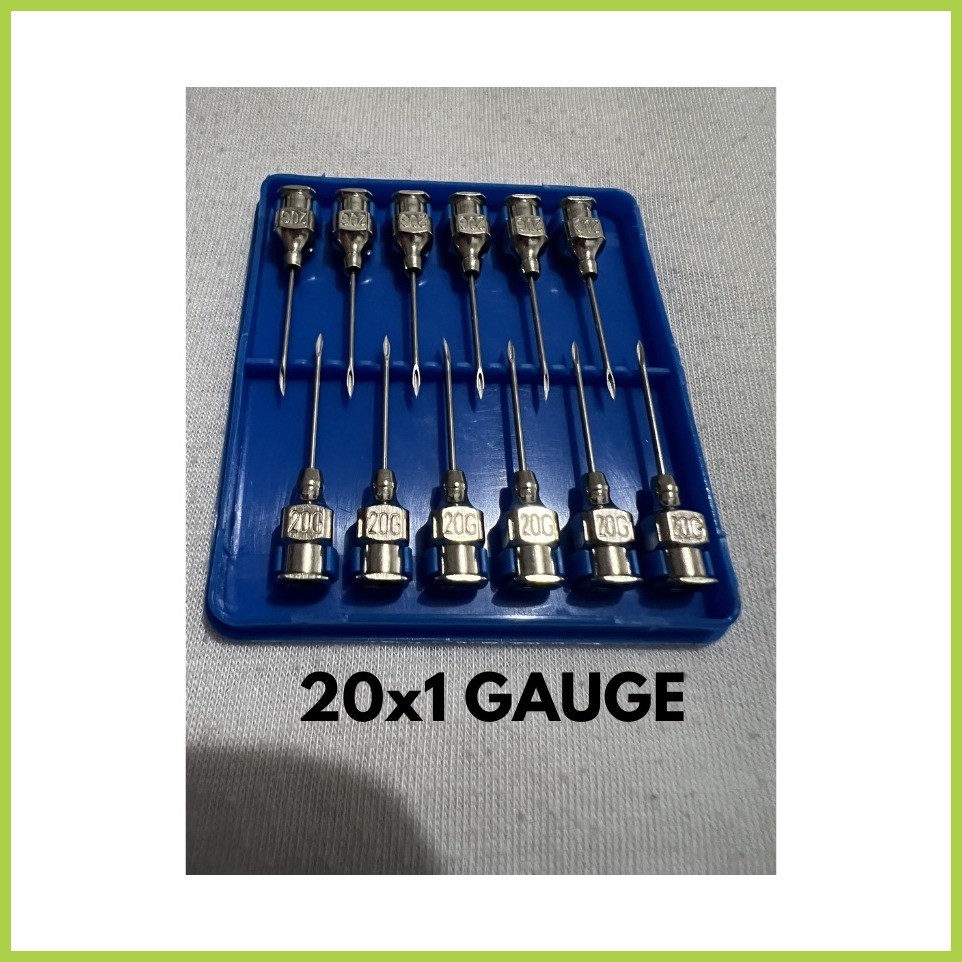 ∫ 12 pcs Assorted Size Veterinary Needles Hypodermic Stainless Reusable ...
