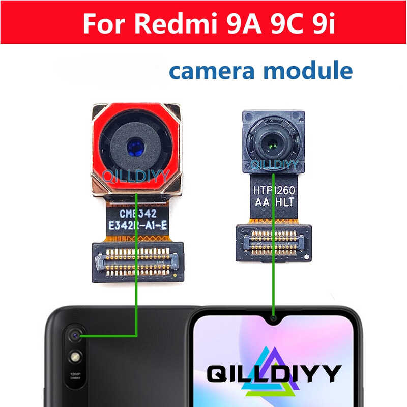 Front Rear 々 Module Para Sa Xiaomi Redmi 9A 9C 9I Back Main Camera ...