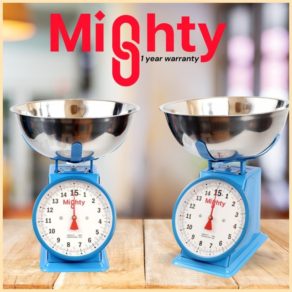 [Mighty] Weighing Scale 15 kilograms BIG BOWL / Timbangan 15 kilo / BIG ...