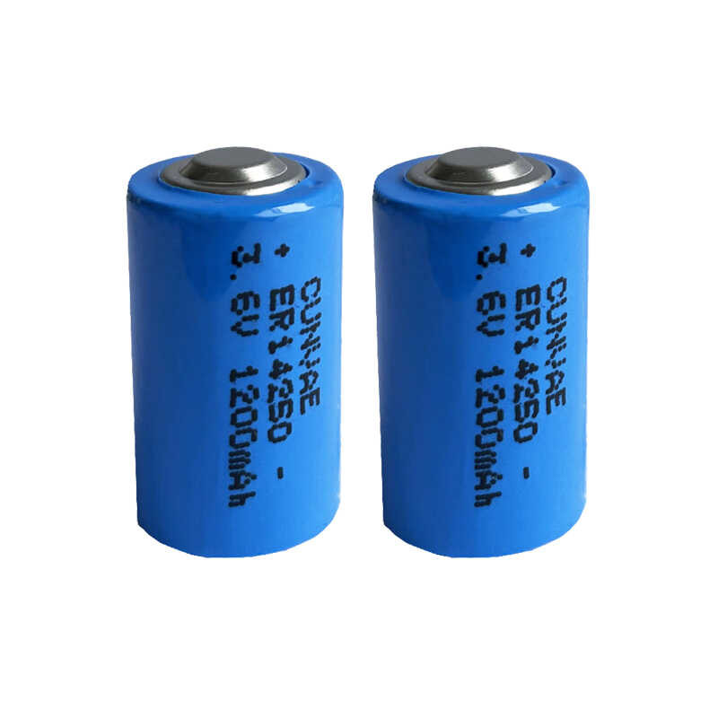 Er14250 2Pcs Ls14250 Cr14250 Sl14250 3.6V 1200Mah PLC Industrial 2Aa ...