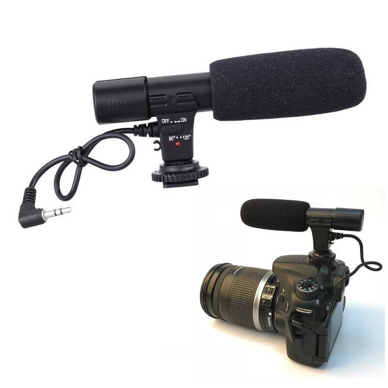 Mic-01 Microphone DSLR Camera DV Stereo Microphone Camera Professional ...
