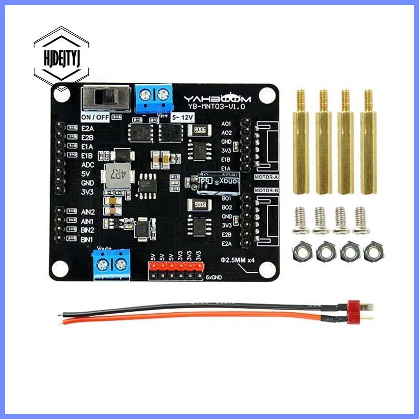 1Set T8236 DC Motor Drive Module Black Driver Module Robot Car ...