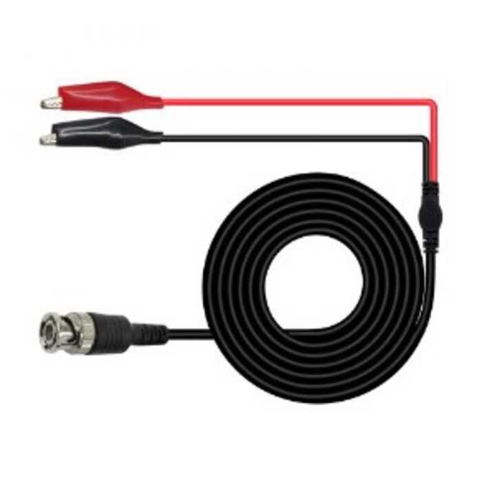 BNC Rotating Crocodile Oscilloscope Probe Double Clamp Wire Signal ...