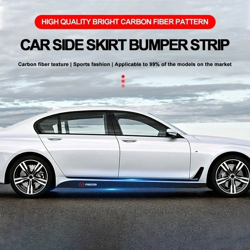 Car Sticker Door Side Skirt Sill Stripe Decals For Mazda 3 6 CX5 2 CX3 ...