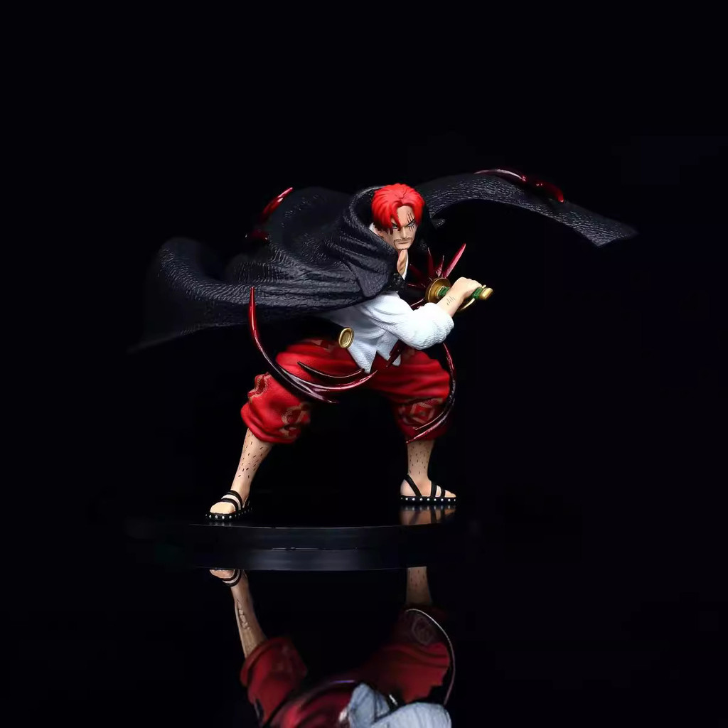 One Piece POP Redhead Four Emperors Shanks Sword Drawing Squat Pose ...