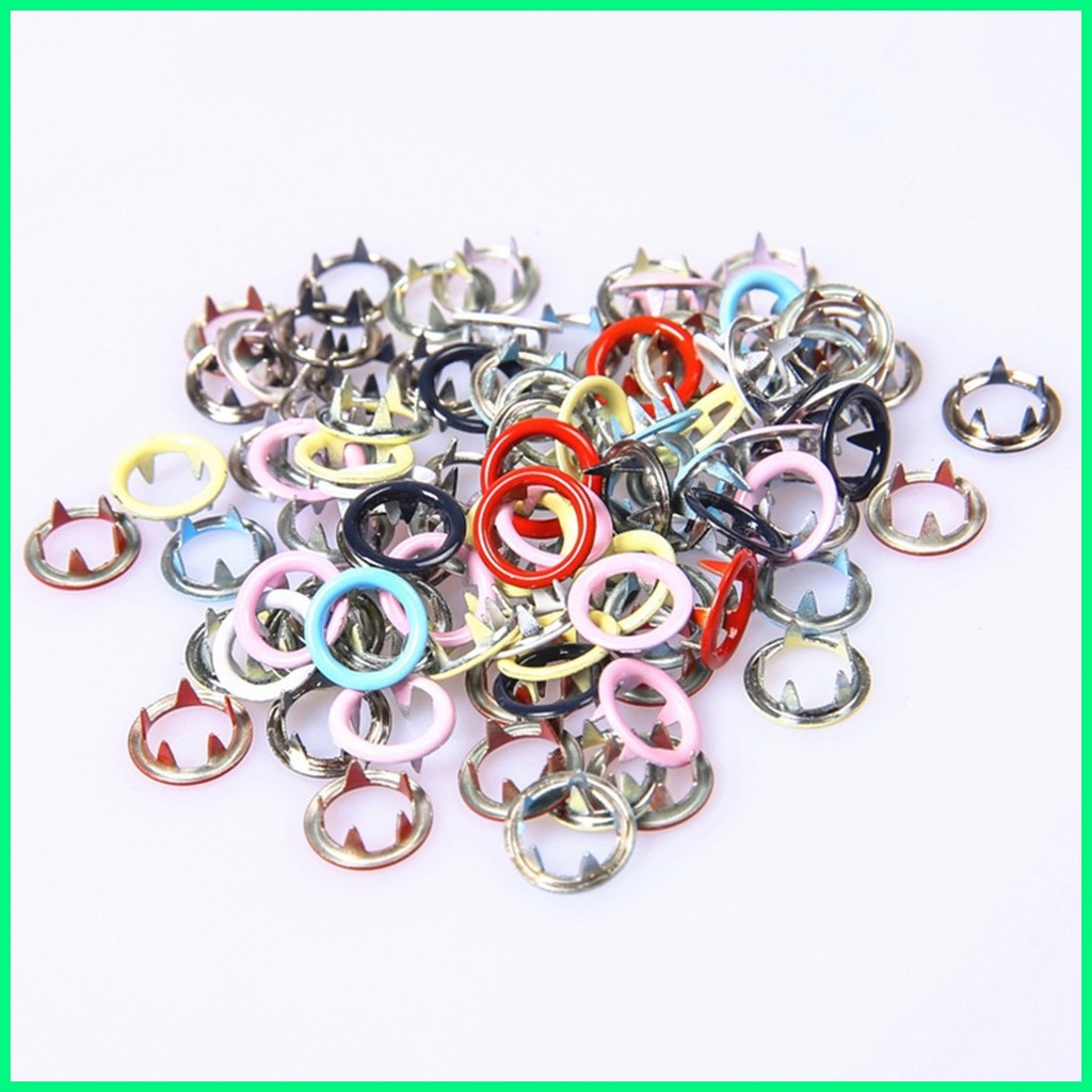 Grommet Eyelet Plier Set Eyelet Hole Punch Pliers Kit With 50 Colorful ...