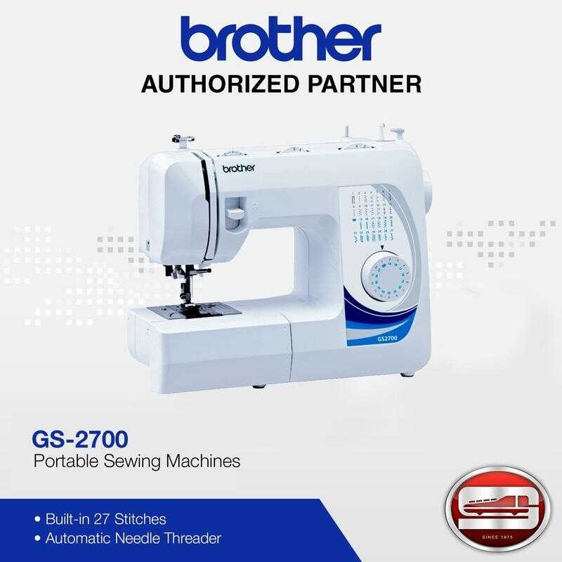 Brother Gs-2700 Basic Portable Electric Sewing Hine With 27 Built-In Es ...