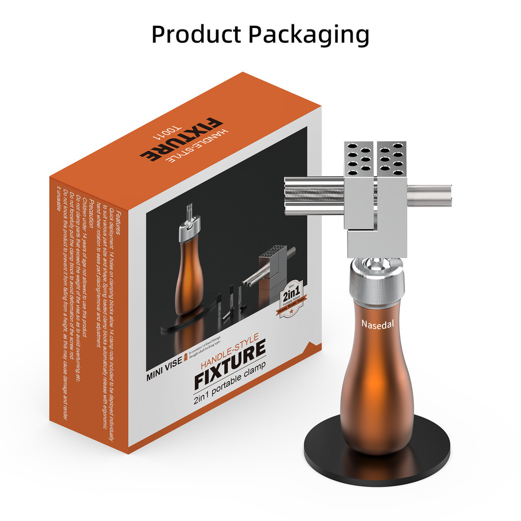 Nasedal 2in1 Mini Handle Vise Gundam Model Making Fixed Jig Aluminum ...
