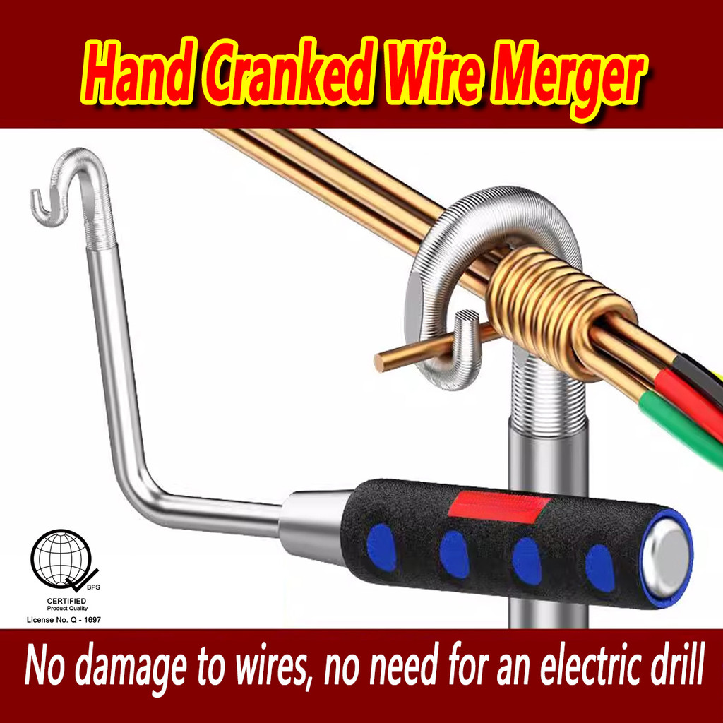 Hand Cranked Wire Merger Wiring Hook Universal Splicing Manual Winding ...
