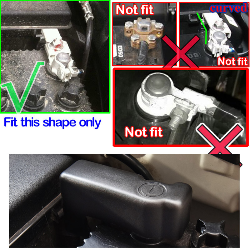 Car Battery Terminal Cover Protector For Toyota Hilux Fortuner SW4 ...