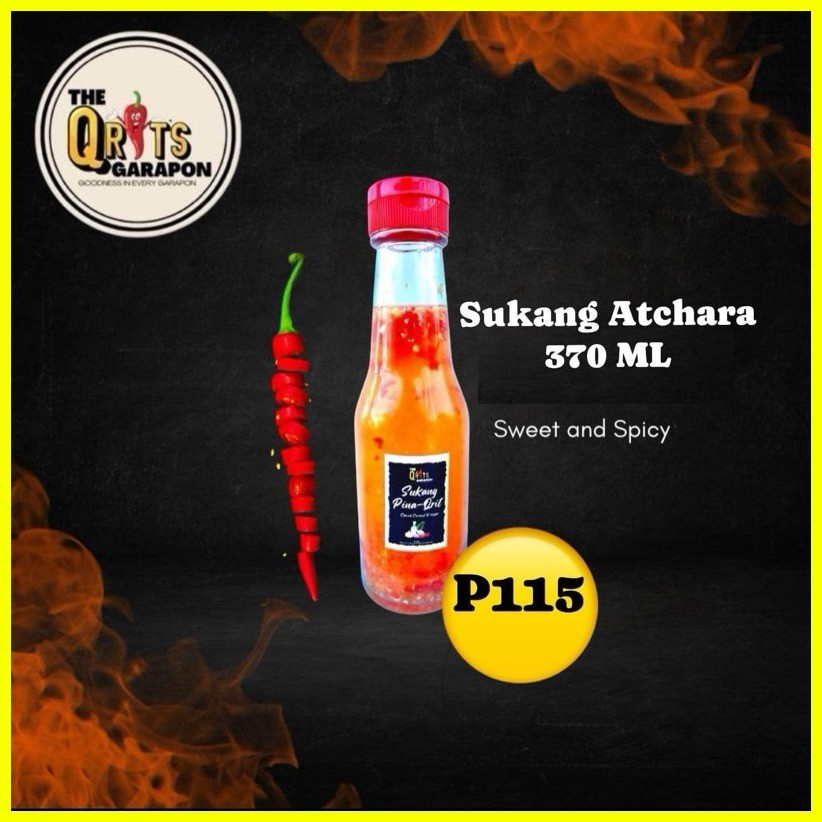 Sukang PinaQrit Sweet and Spicy by Qrits Garapon | Shopee Philippines