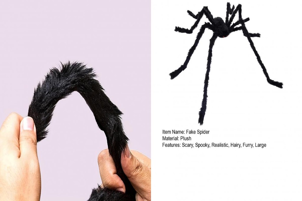 EDY- Giant Realistic Spider Prop Realistic Bendable Leg Spider Prop ...