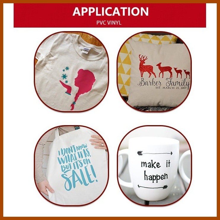 QUAFF CDP PVC RUBBERIZE HEAT TRANSFER VINYL 1 METERS (CUTTABLE VINYL ...