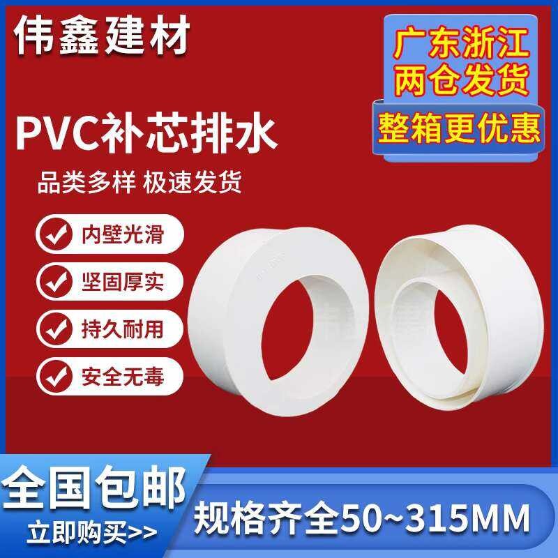 release PVC Quick core filling drainage pipe eccentric reducer pipe ...