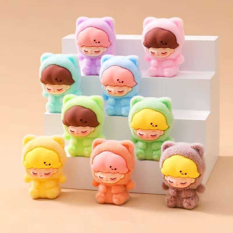 Hot Selling Creative Cartoon Dimoo Flocking Cute Doll Blind Box ...