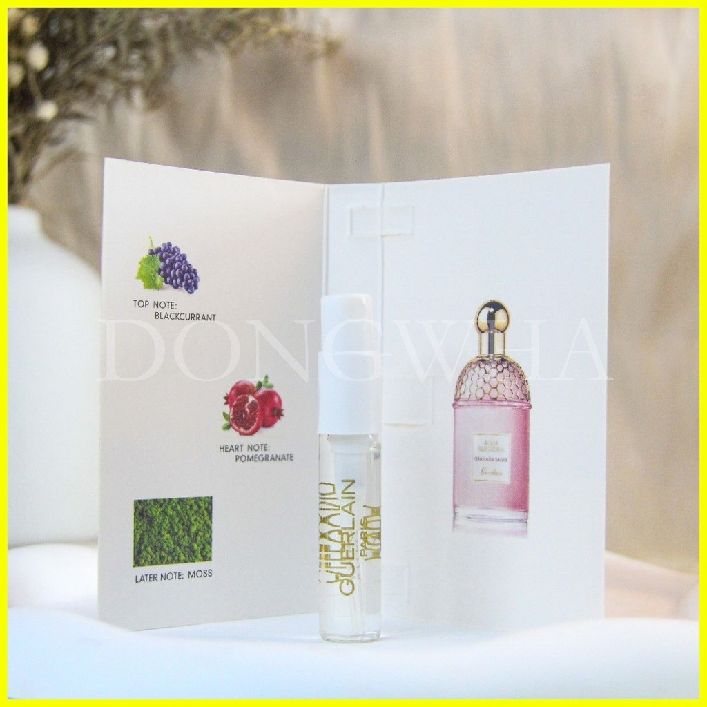 Perfume Sample Guerlain Aqua Allegoria Granada Salvia, 2020 Mini ...