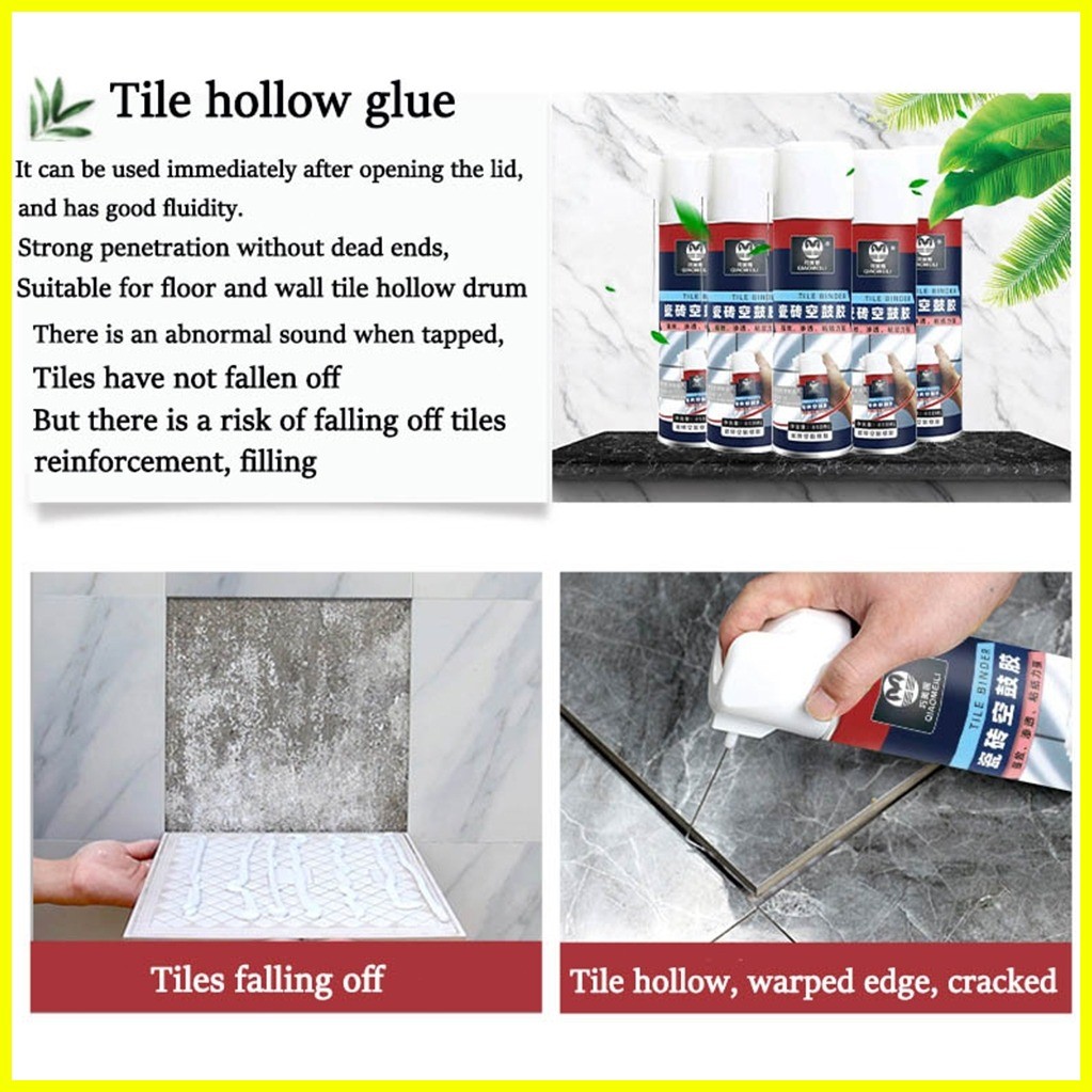 650ml Floor Tile Adhesive Repair Glue With Needle Design Waterproof ...