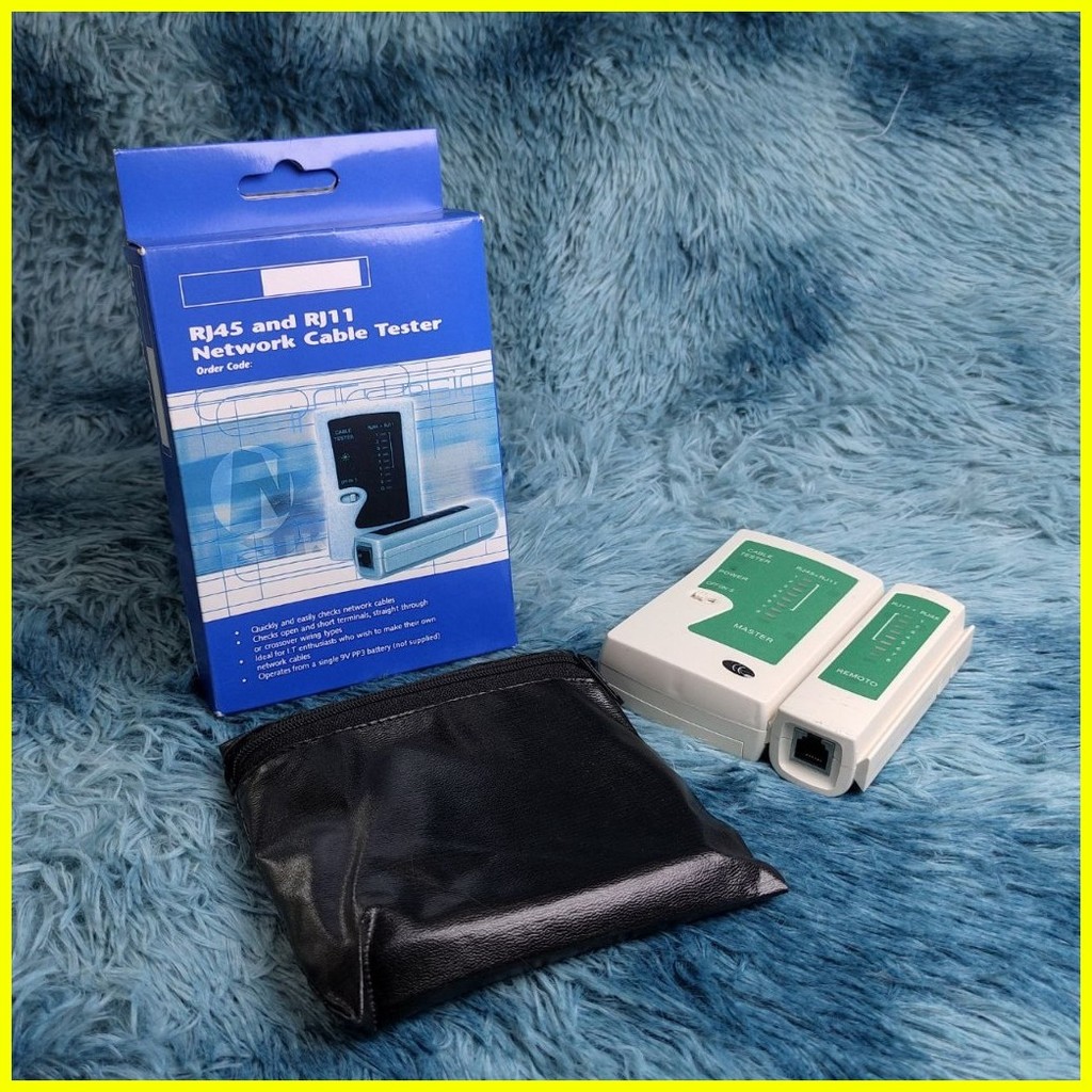 RJ45 & RJ11 NETWORK CABLE TESTER | Shopee Philippines