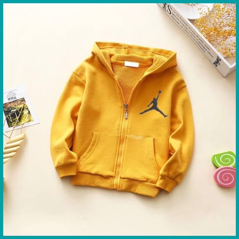 444-J Design Hoodie Jacket for Kids Unisex 4-12 Years Old | Shopee ...