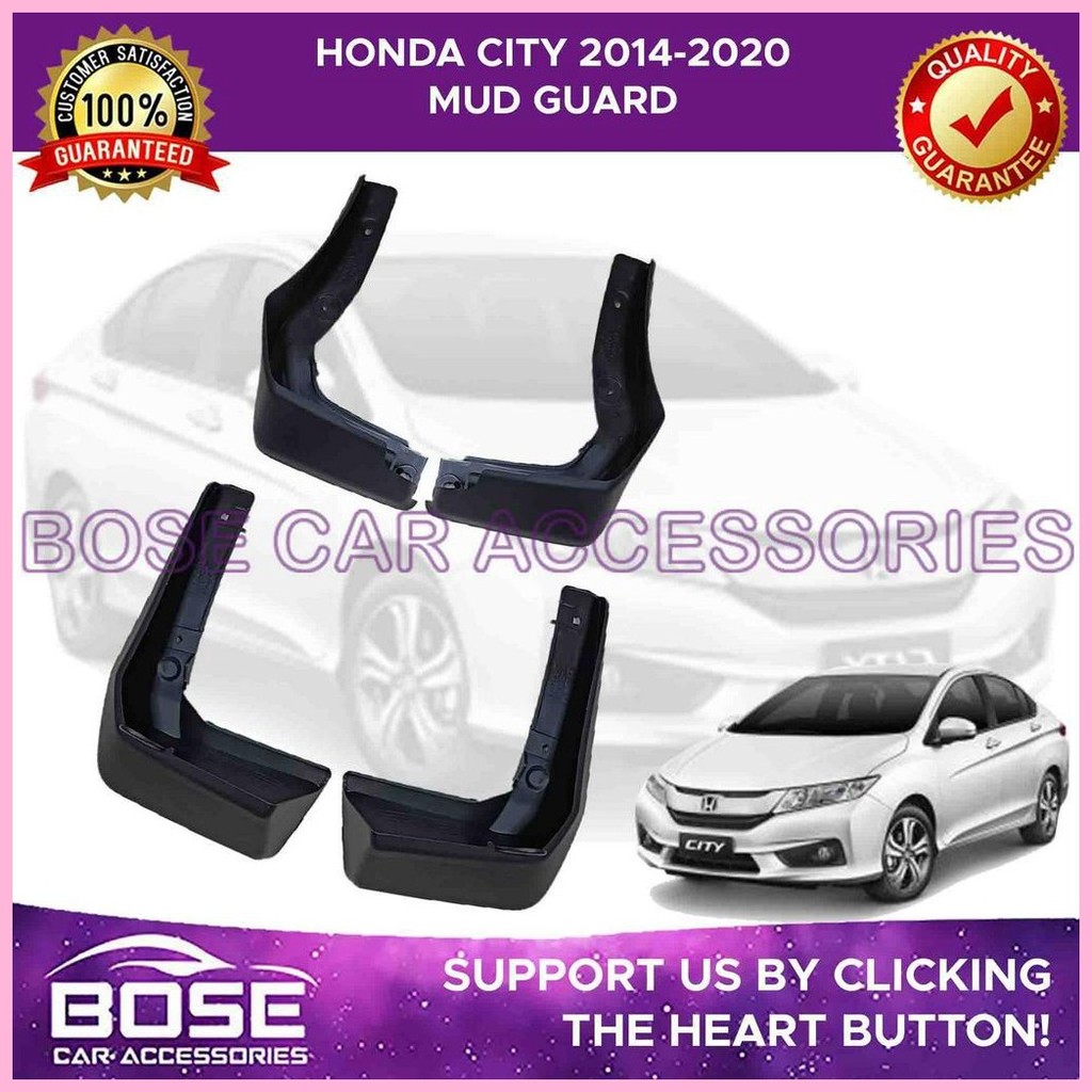Mudguard for Honda City 2014 - 2020 Mud Guard Mud Flaps Fender Splash Car Mud Flaps with Sc ...