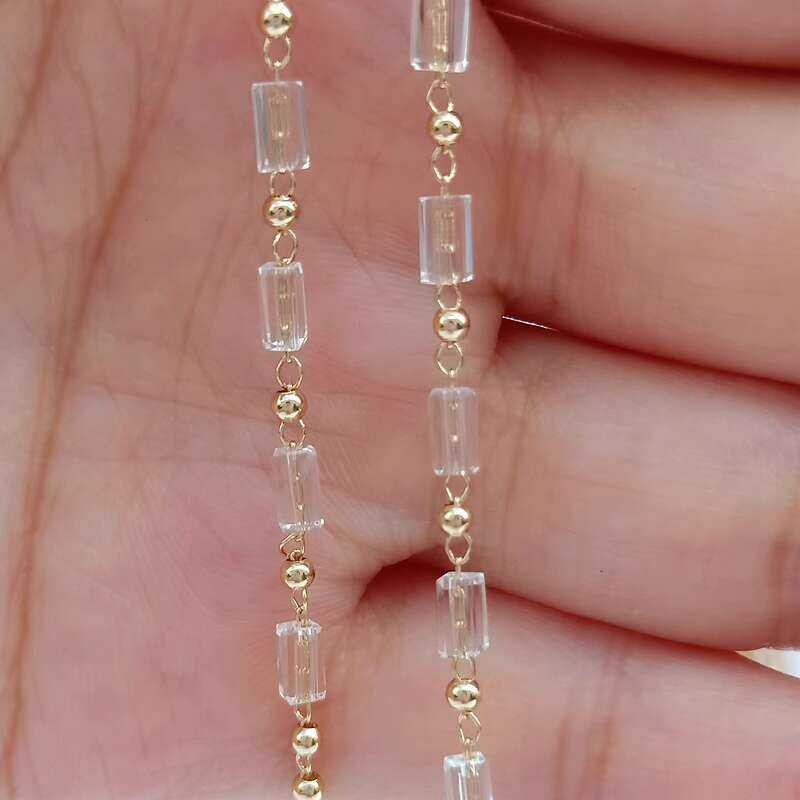 14K Filled Color Retention Sparkling Zircon Faceted Square Tube Clip ...
